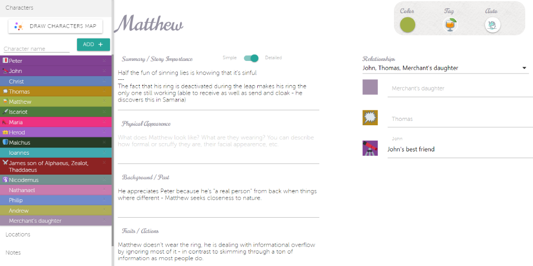 Storyline Creator • The perfect way to tell a story