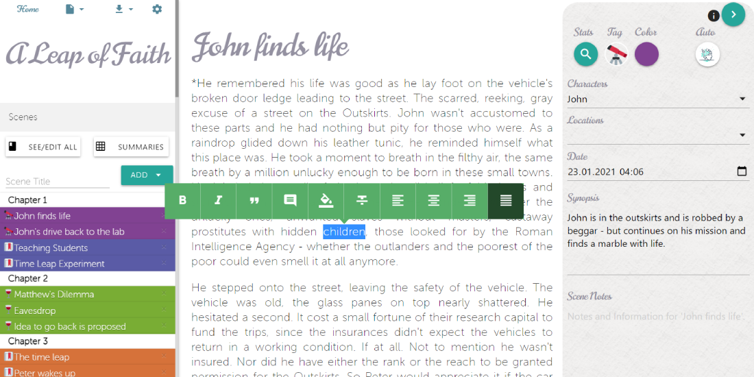 Storyline Creator • The perfect way to tell a story Storyline Creator • The perfect way to tell a story