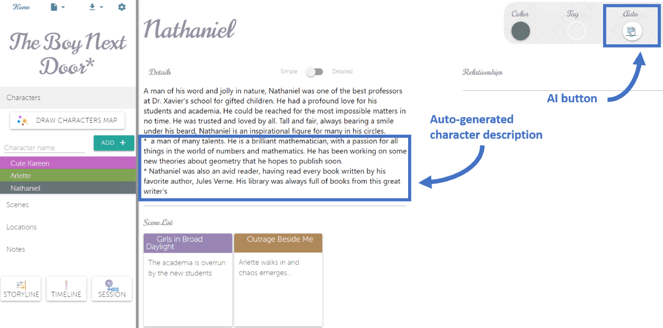 Storyline Creator • The perfect way to tell a story Storyline Creator • The perfect way to tell a story